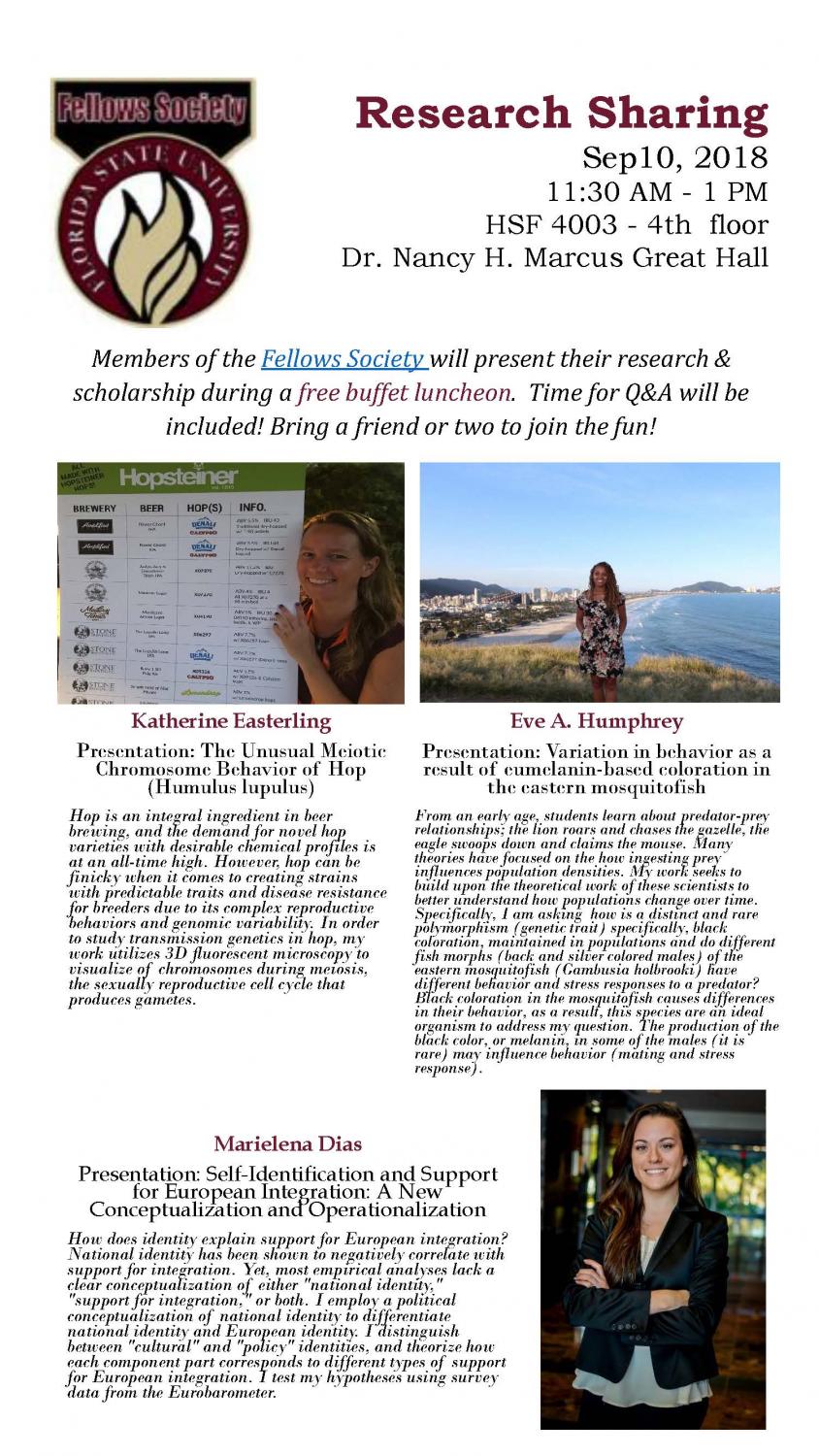 Research Sharing Luncheon | Fellows Society